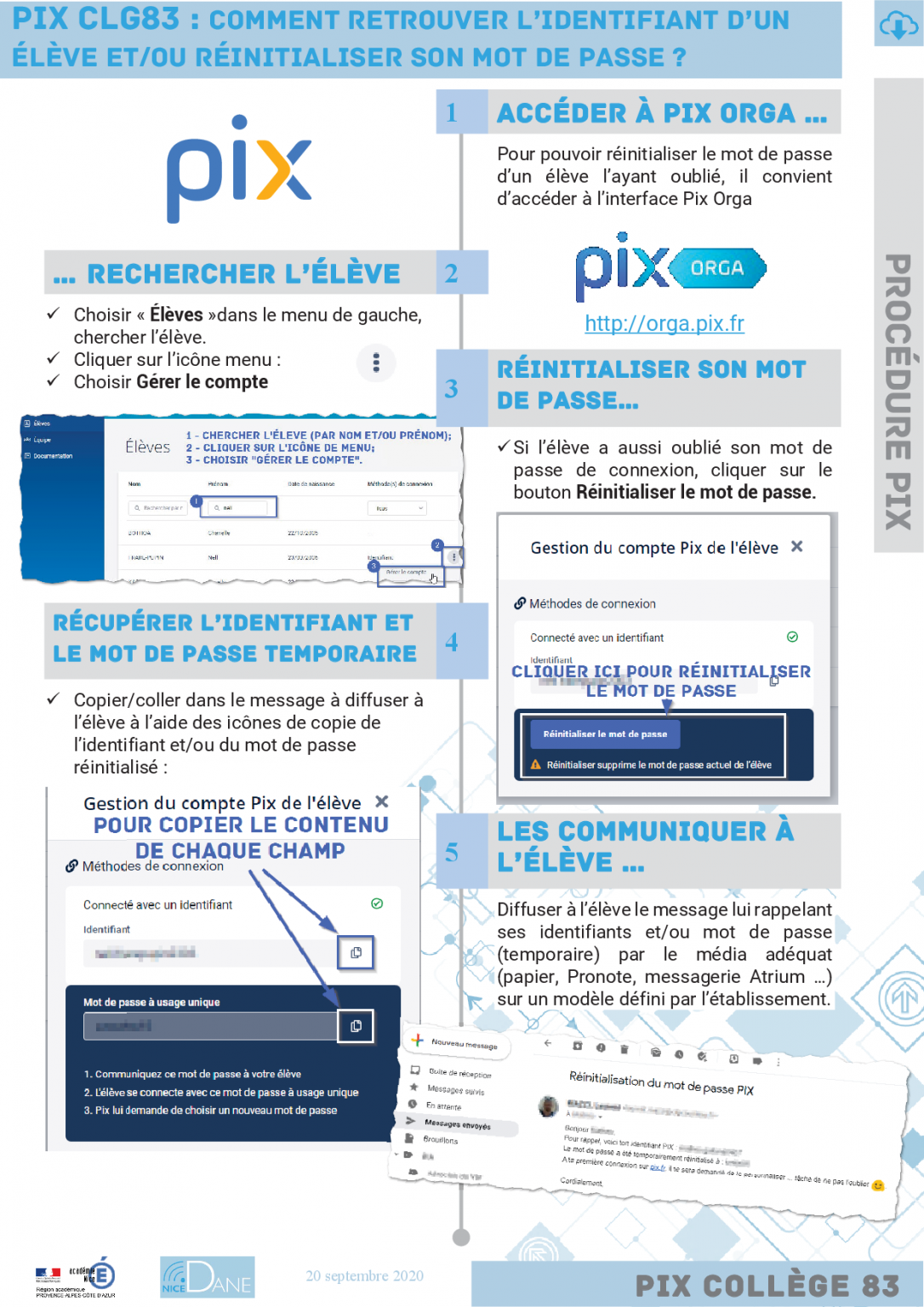 Pix : Dépannage ! – Collège Mont des Accords